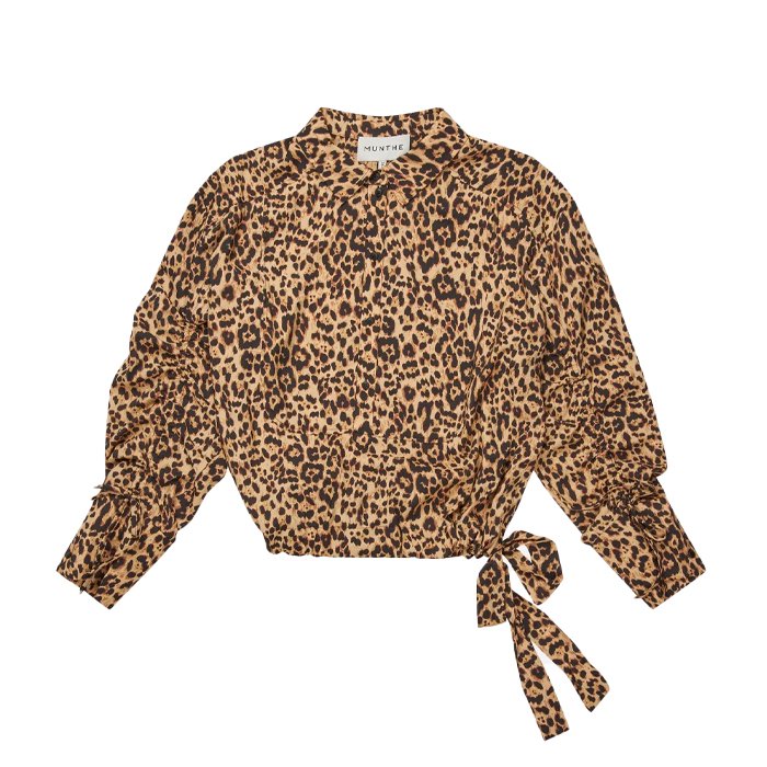 Phebe shirt Munthe, camel - Festtøj - www.bruun-bruun.dk